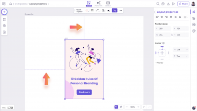 Layout Properties - Visily