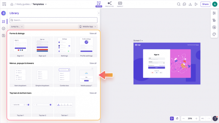 Templates - Visily