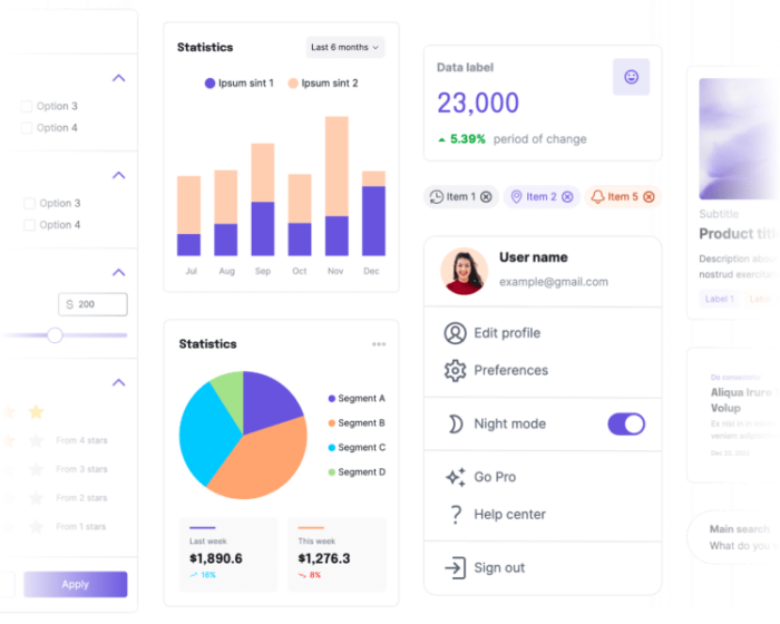 Explore Visily's Component Library: Icons, Images, and UI Presets
