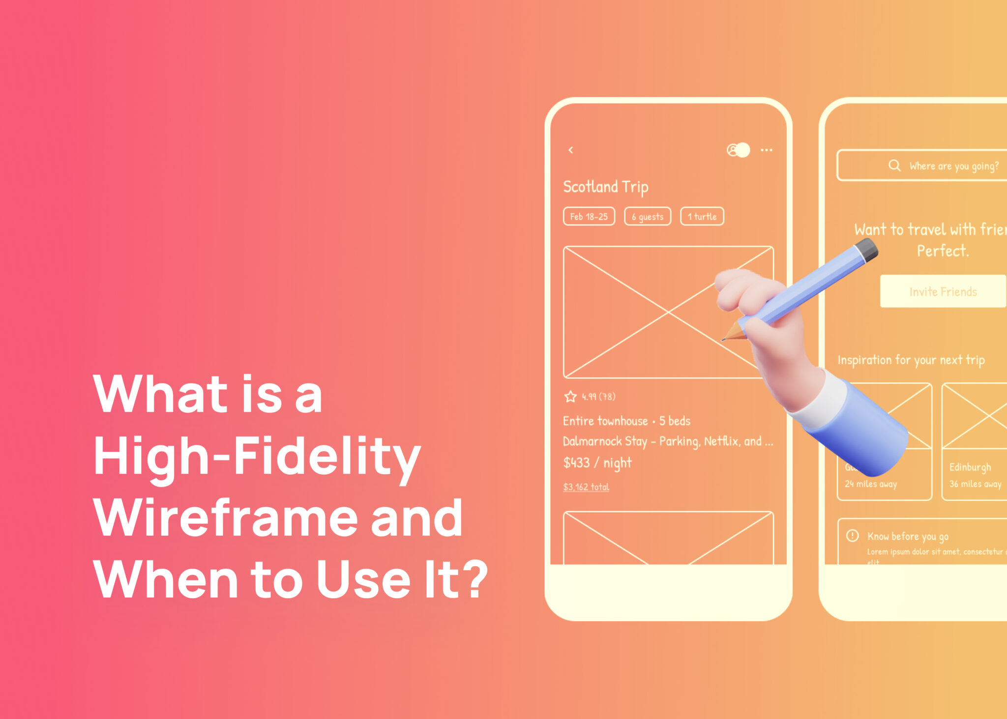 What is a High-Fidelity Wireframe and When to Use It?