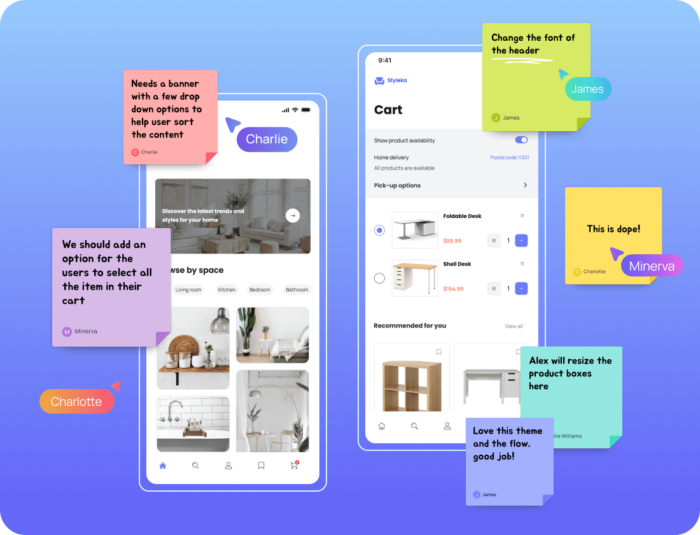 Online Sticky Notes - Visily