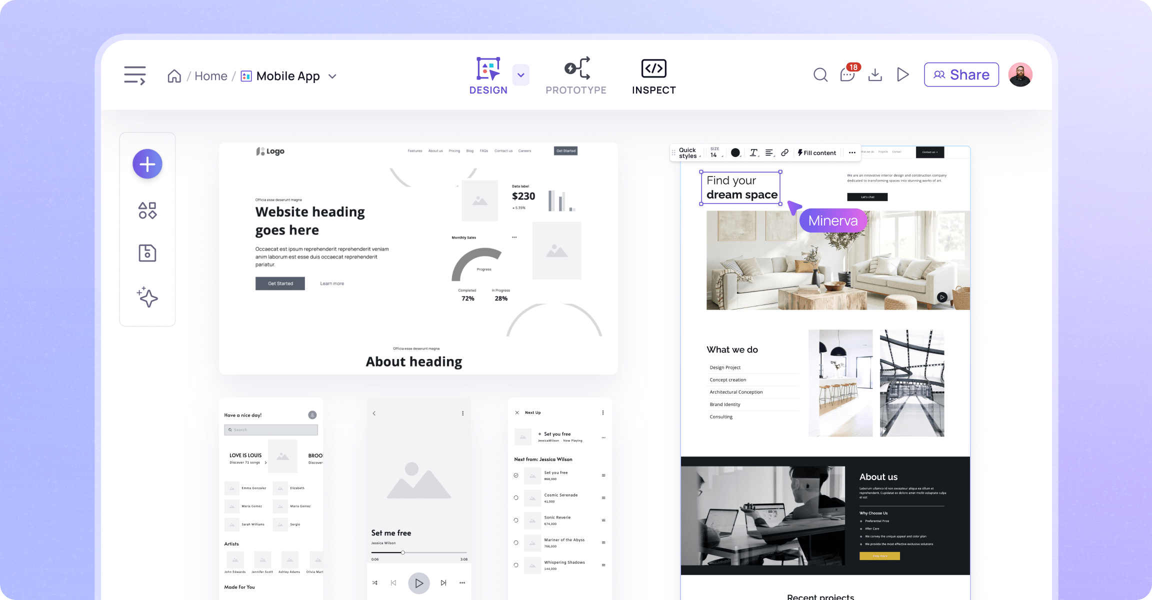 Visily - AI-powered UI design software