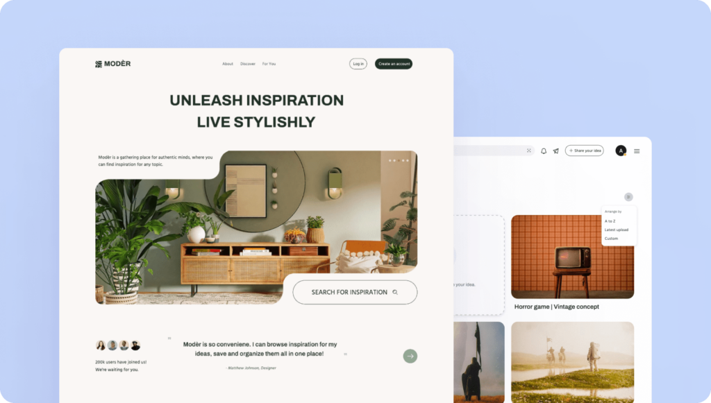 Website Wireframe Builder - Visily
