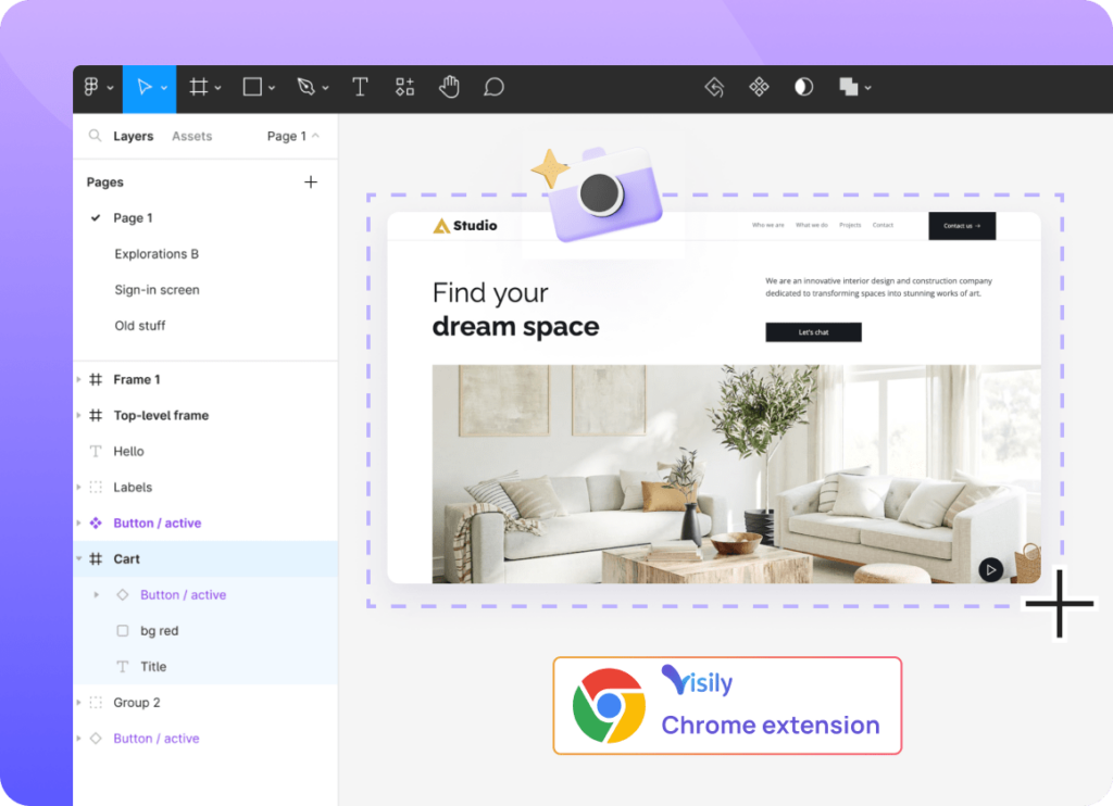 Visily's Figma Plugin