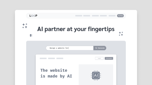 Free and Customizable AI Website Template - Visily