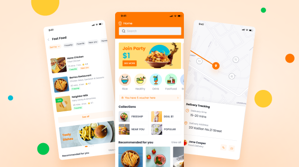 Food Delivery App Template - Visily
