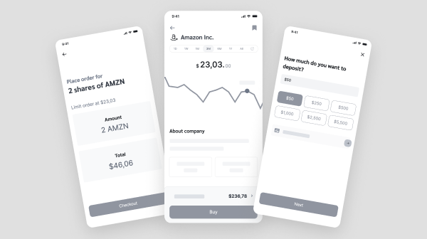 Investment Portfolio App Wireframe Template - Visily