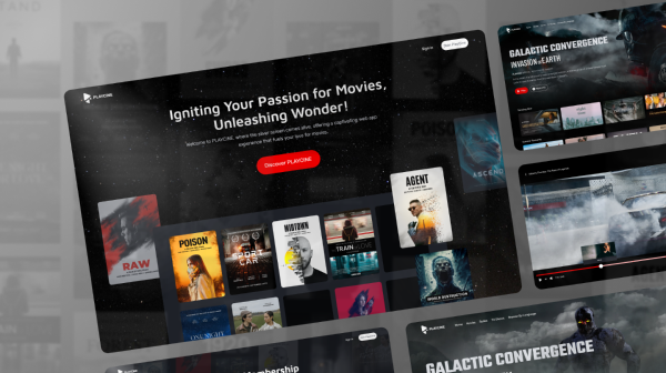 Free Netflix Website Template for Slides & PowerPoint