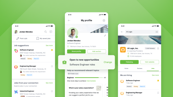 Networking App Template - Visily