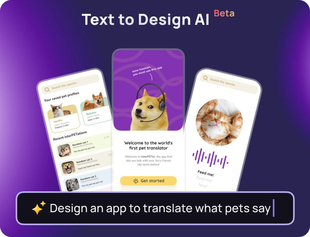 AI UI Design Generator - Free UI AI Generator By Visily