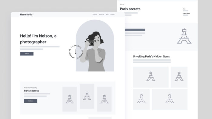 10 Website Wireframe Examples to Jumpstart Your Design (Free Templates ...