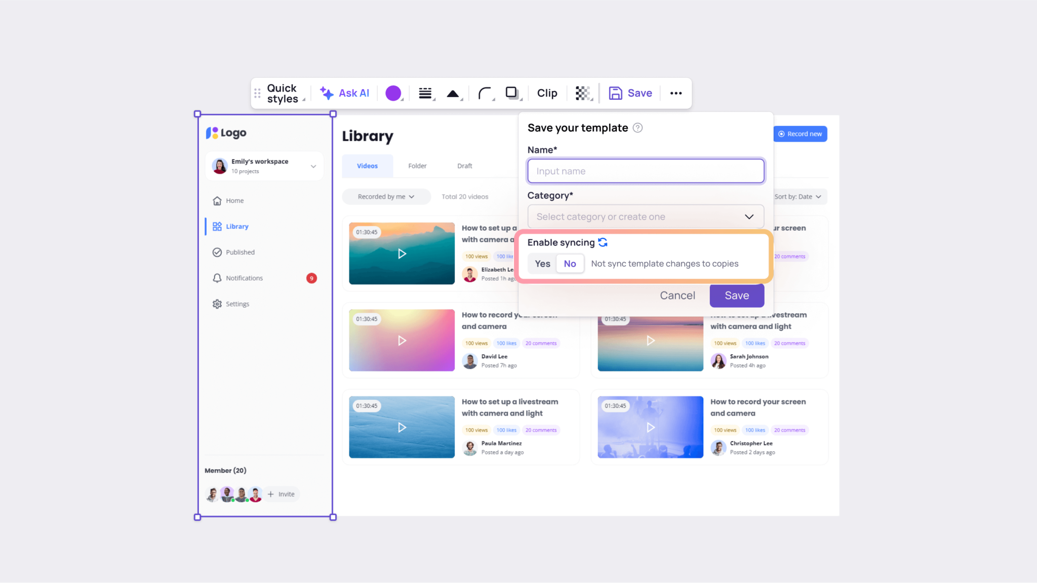 Export designs to Figma - Visily