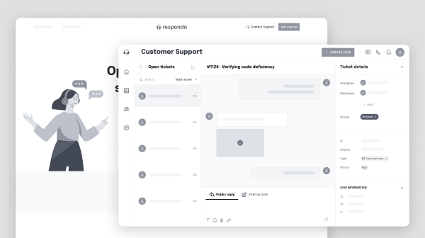 Customer Service Wireframe Template for Seamless Support Design - Visily