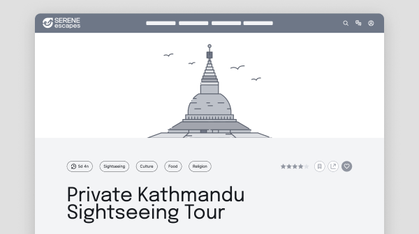 Design Your Travel Guide Website with Our Simple Wireframe | Visily