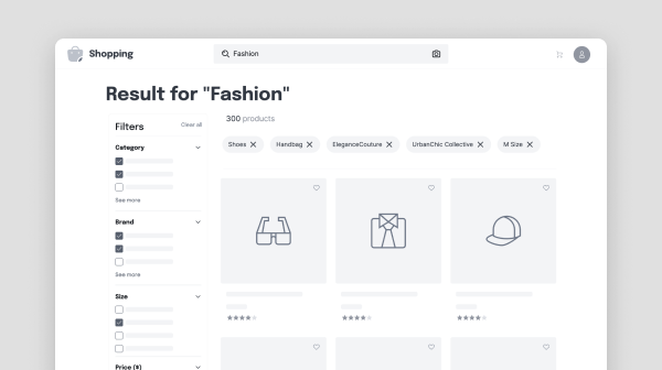 Search and Filter Wireframe - Visily
