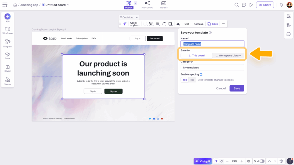 Workspace Templates - Visily