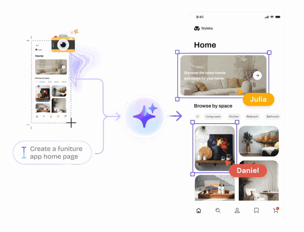 AI UI Design Generator (Free) | Visily's UI Creator