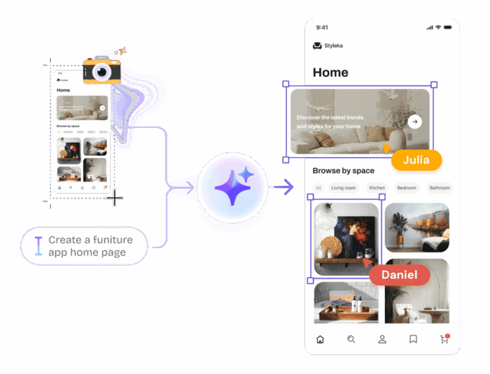 AI UI Design Generator (Free) | Visily's UI Creator