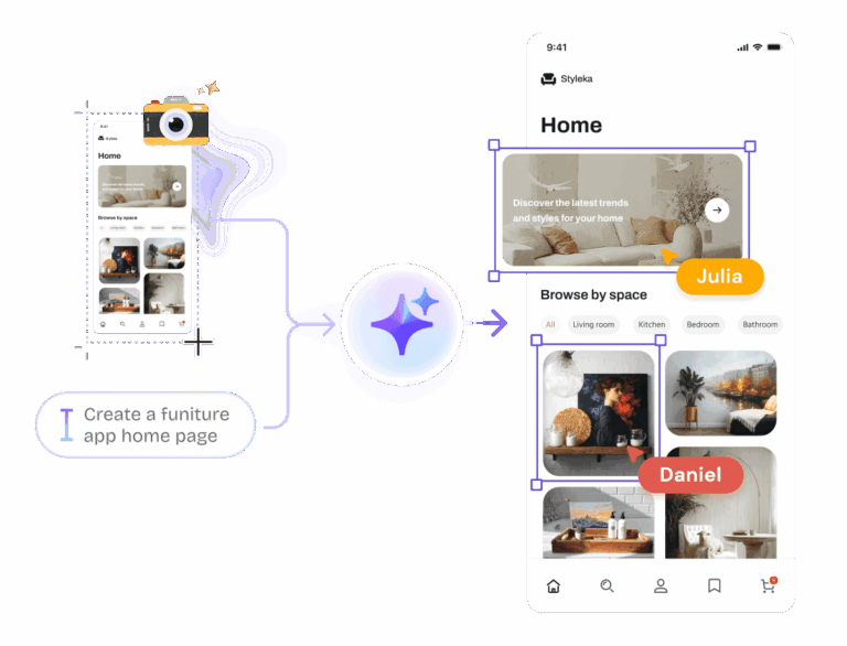 AI UI Design Generator (Free) | Visily's UI Creator